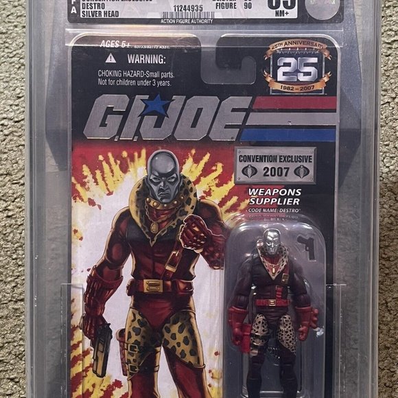 Hasbro | Other | 207 Sdcc Exclusive Afa 85 Hasbro Gi Joe Pimp Daddy ...